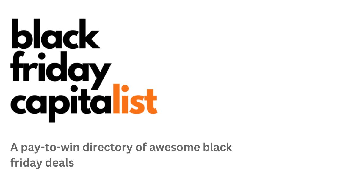Black Friday Capitalist | Home